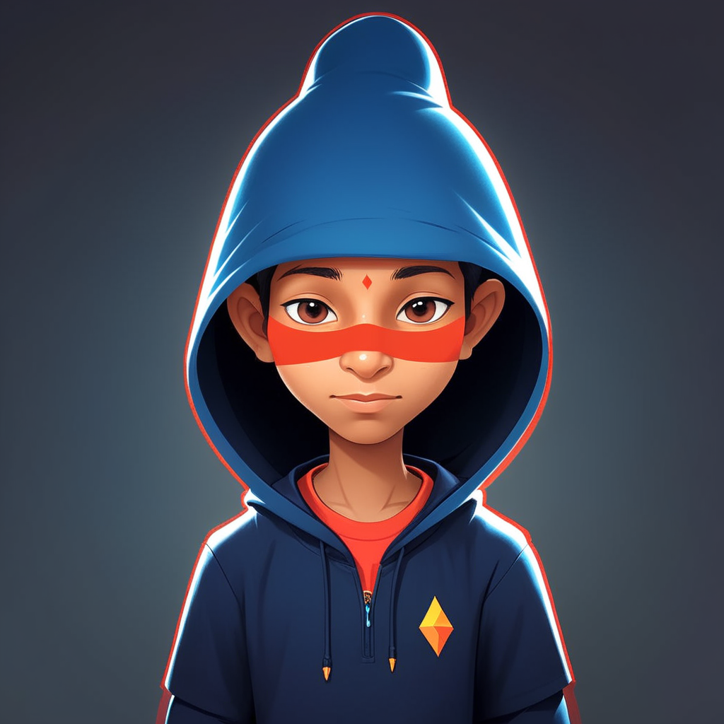 Create a digital avatar for a cybersecurity professional specializing ...